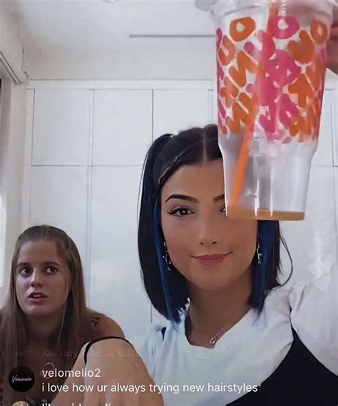 Charli Damelio On Live Stream