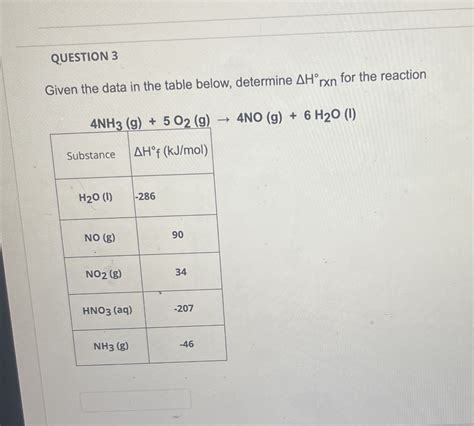 [solved] question 3 given the data in the table below determine ah