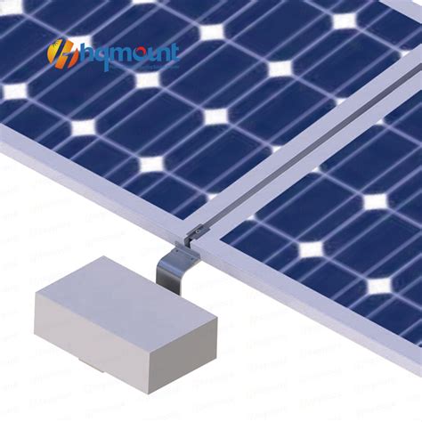 Factory Customized Hq Br2 Solar Ballast Flat Roof Pv Mounting Racking Supplier Factory