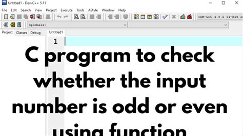 C Program To Check Whether The Input Number Is Odd Or Even Using Function Computer For SEE And NEB