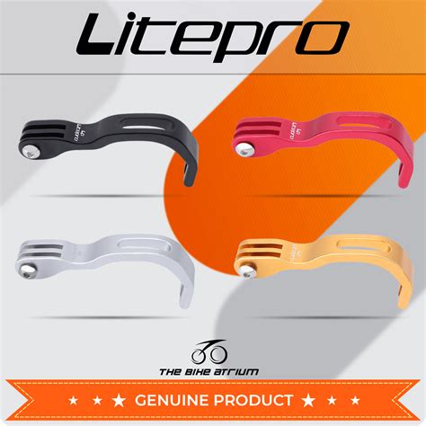 Litepro Trifold Front Light Adapter Mount For Brompton Pikes Folding Bicycle Bracket Holder