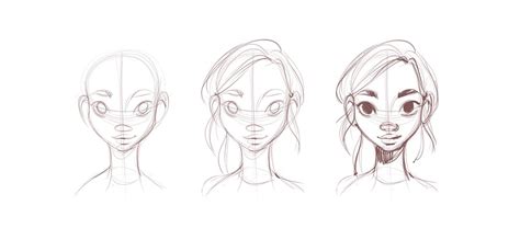 Female Face Drawing References And Sketches For Artists