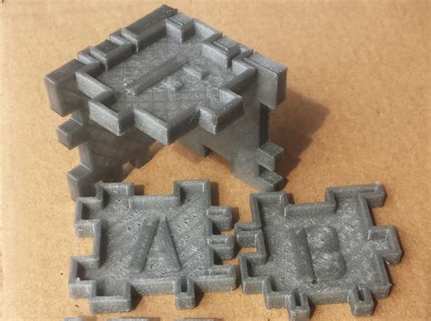 2 5d cube puzzle fablab by jürgen weigert download free stl model