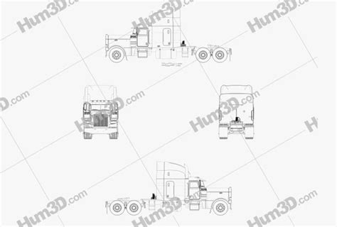 Peterbilt Blueprints Download In Png