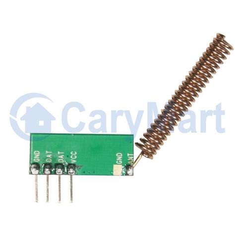 Super Heterodyne RF Wireless Receiver Module Without Decoder