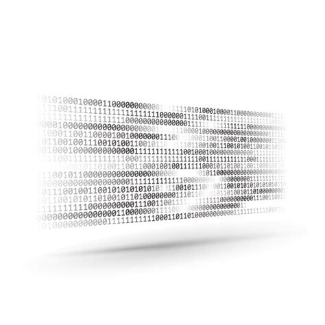 Stream Of Encoded Data Royalty Free Vector Image