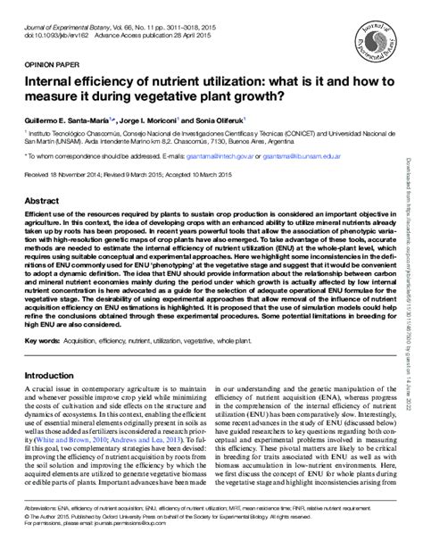 Pdf Internal Efficiency Of Nutrient Utilization What Is It And How