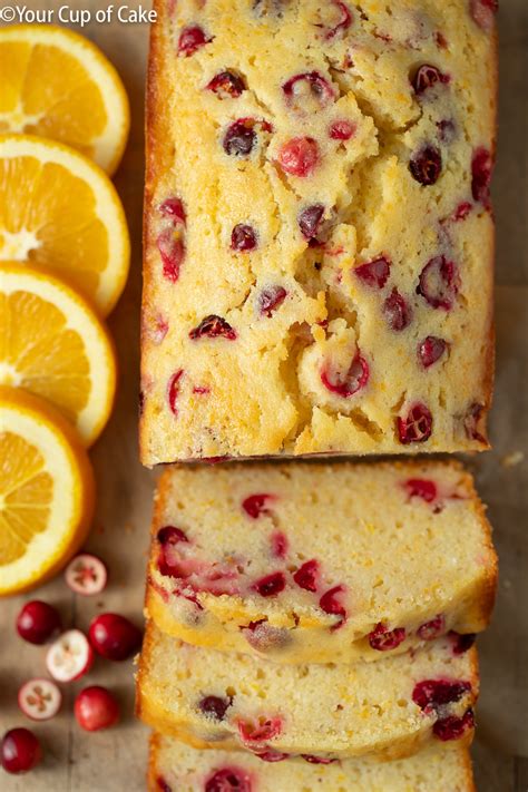 Easy Orange Cranberry Bread Your Cup Of Cake