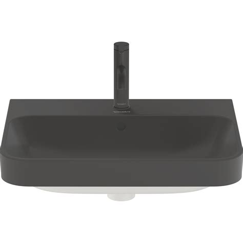 Duravit Vasque à Poser Happy D2 Plus M Ül M Hlb 600x460mm 1 Hl Anthr