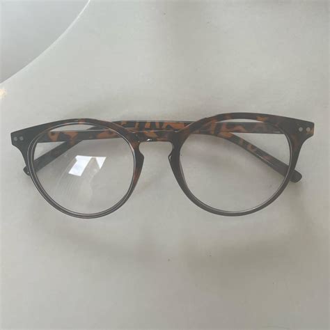 Tortoise Shell Eye Glasses No Prescription Depop