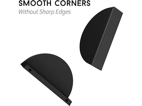 12 Pack Black Circle Drawer Pulls