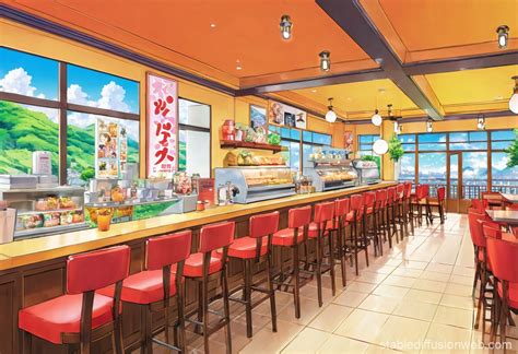 Japanese Cafe Scene Stable Diffusion Online