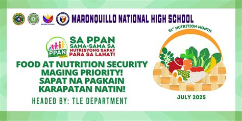 Deped Maronquillo National High School Celebrates The 51st National