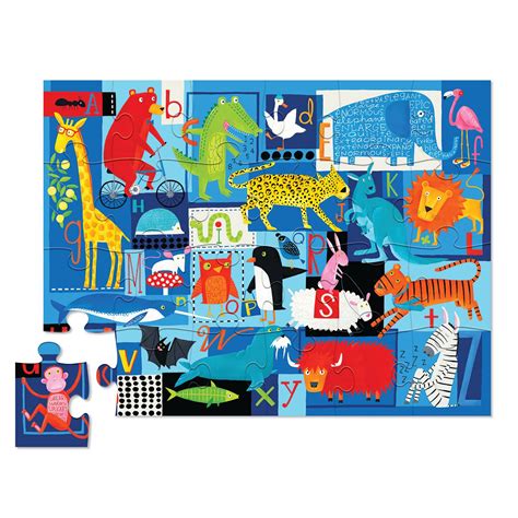 Crocodile Creek 24 Piece Floor Puzzleanimal Abc Coles Computers