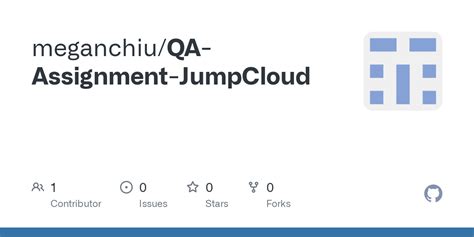 Github Meganchiuqa Assignment Jumpcloud