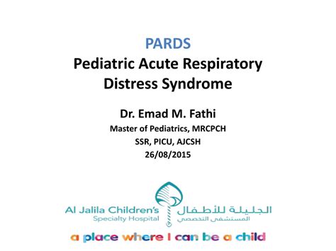Pdf Pediatric Ards