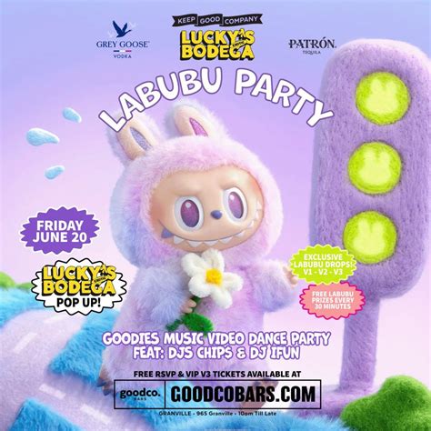 A Labubu Party Is Coming To Good Co Bars And Its Dropping An Exclusive