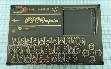 Picomputer Kit Turns A Raspberry Pi Pico Into A Pocket Sized Computer With Screen And Keyboard