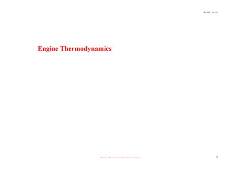 Engine Thermodynamics Summaries Thermodynamics Docsity Engine Thermodynamics Summaries Thermodynamics Docsity