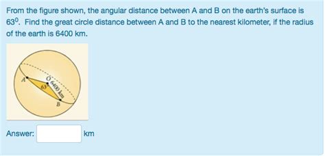Solved From The Figure Shown The Angular Distance Between A Chegg
