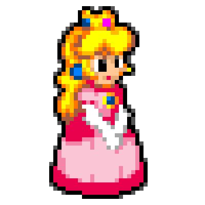 Princess Peach Pixel Art