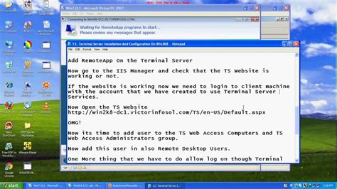 How To Install And Configure Terminal Server Part 2 Youtube
