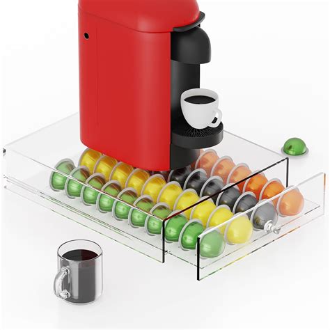Pod Holder For Nespresso Vertuo Pod Holder Acrylic 40 Large Pod