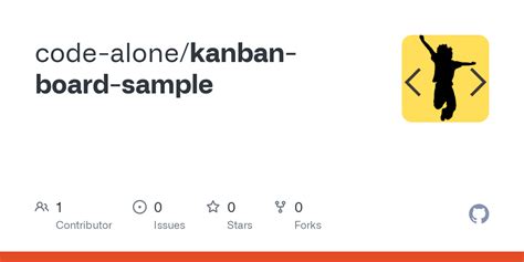 Github Code Alone Kanban Board Sample