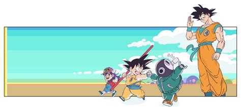 Grandguerrilla Norimaki Arale Son Goku Toriyama Akira Character