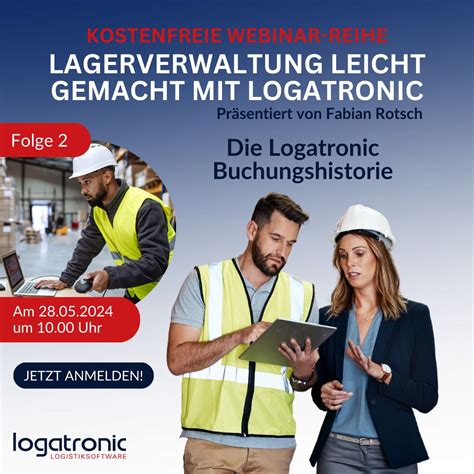 𝗪𝗲𝗯𝗶𝗻𝗮𝗿 𝗥𝗲𝗶𝗵𝗲 𝗟𝗮𝗴𝗲𝗿𝘃𝗲𝗿𝘄𝗮𝗹𝘁𝘂𝗻𝗴 𝗹𝗲𝗶𝗰𝗵𝘁 𝗴𝗲𝗺𝗮𝗰𝗵𝘁 𝗺𝗶𝘁 𝗟𝗼𝗴𝗮𝘁𝗿𝗼𝗻𝗶𝗰 Datatronic Software Ag