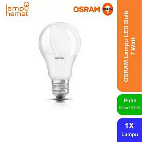 Jual Lampu Osram Bohlam LED Watt Putih Shopee Indonesia
