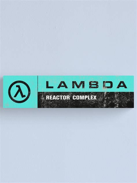 Half Life Lambda Complex Reactor Complex Signage Redemption Blue