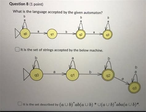 solved what is the language accepted by the given automaton