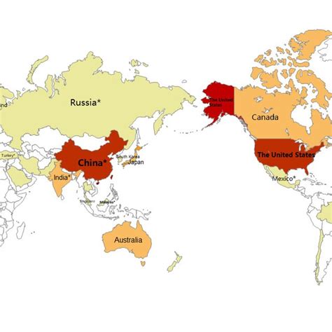 Stacked Area Charts Of Global Publications Top 10 Stacked Area