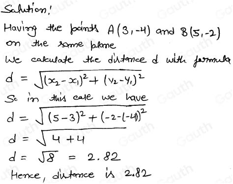 solved 2 nd summative test in math 10 a find the distance between