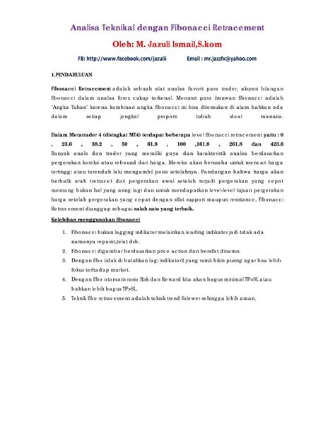 FIBONACCI RETRACEMENT