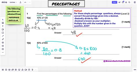 Percentages Question Practise Gcse Igcse Math School Maths Exam
