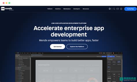 Mendix 国外领先的低代码应用开发工具平台 网络探索者