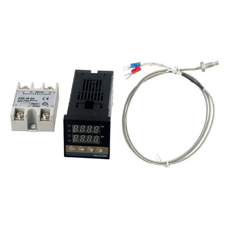 Rex C Intelligent Temperaturecontroller For Ssr Da K Thermocouple Heat Sink Kit Walmart Com
