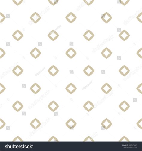 Golden Seamless Pattern Subtle Vector Minimalist Stock Vector Royalty