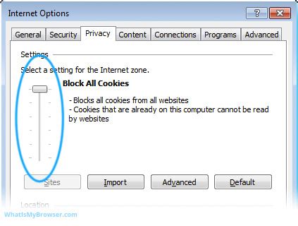 Enable Cookies In Internet Explorer On Windows
