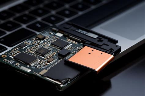 Premium Photo Enhanced Connectivity A CloseUp Of An SD Card Reader Seamlessly Integrated In A