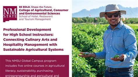 Nmsu To Launch Program To Train High School Teachers On Agriculture