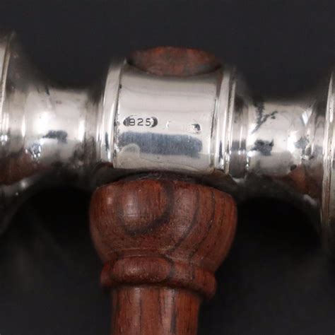 Joseph Belfiore For Tiffany And Co Sterling Silver And Wood Gavel Ebth