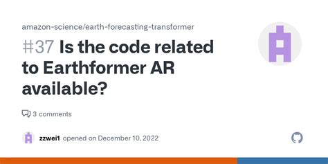 is the code related to earthformer ar available · issue 37 · amazon