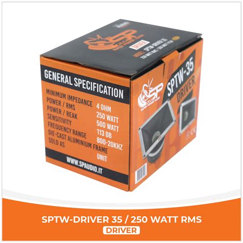 Sp Driver 35 Complete Driver With Horn 150w Rms Unit Price Spaudio