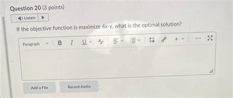 solved the following is a graph of a linear programming
