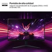 Monitor Gaming Lg Ultragear Qhd De Pulgadas Hz Gs Q B Lg Es