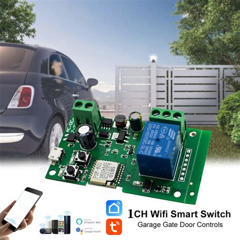 relay module for opening smart wifi doors with rf433 remote control