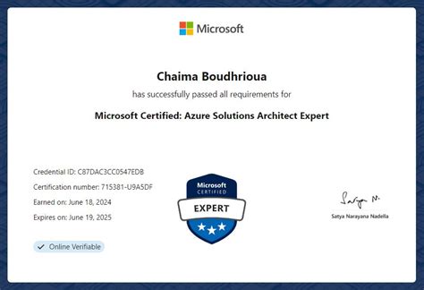 Chaima Boudhrioua On Linkedin Azure Certification Cloudcomputing